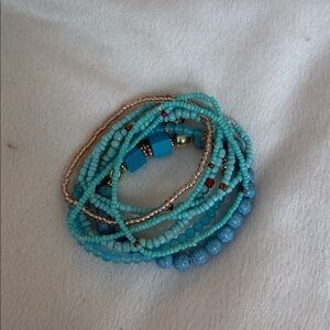 Jewelry | Arm Candy Beaded Bracelet Stack | Poshmark